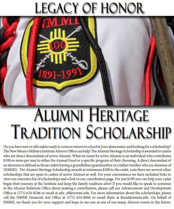 Legacy Cadets - NMMI Alumni